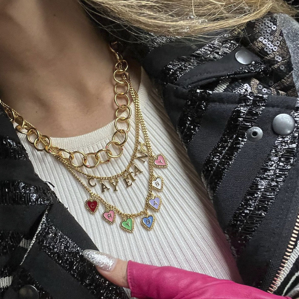 PreOrder 8 Letters Gold Chain – Daniela Salcedo