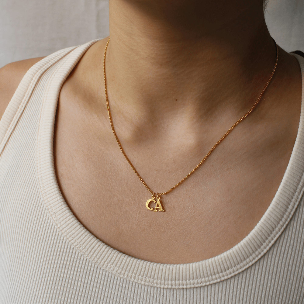 PreOrder 2 Letters Gold Chain – Daniela Salcedo